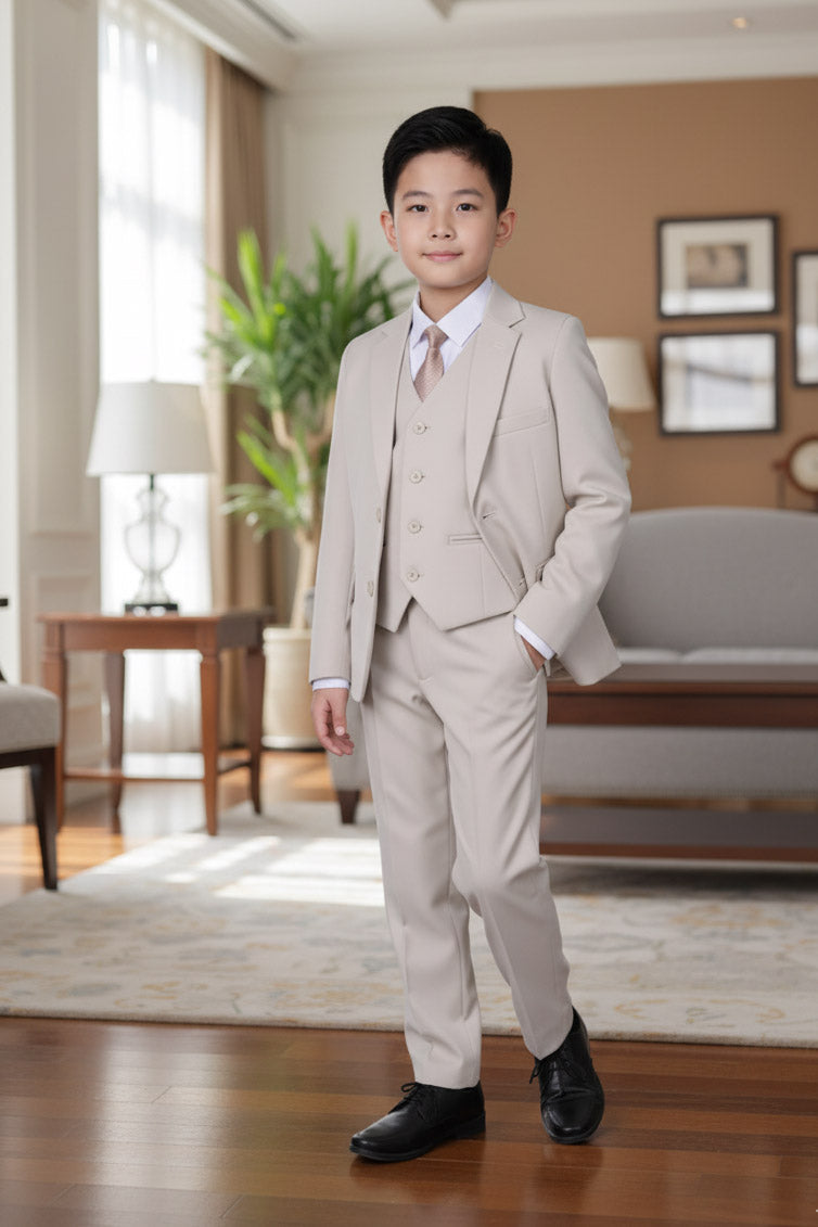 "Liam" Kids Sand Suit (5-Piece Set) – LittleTuxedos.com