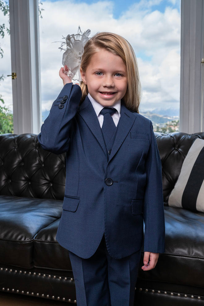 "Luxor" Kids Egyptian Blue Suit 5-Piece Set – LittleTuxedos.com