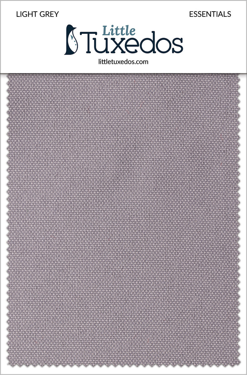 Light Grey Essentials Fabric Swatch – LittleTuxedos.com