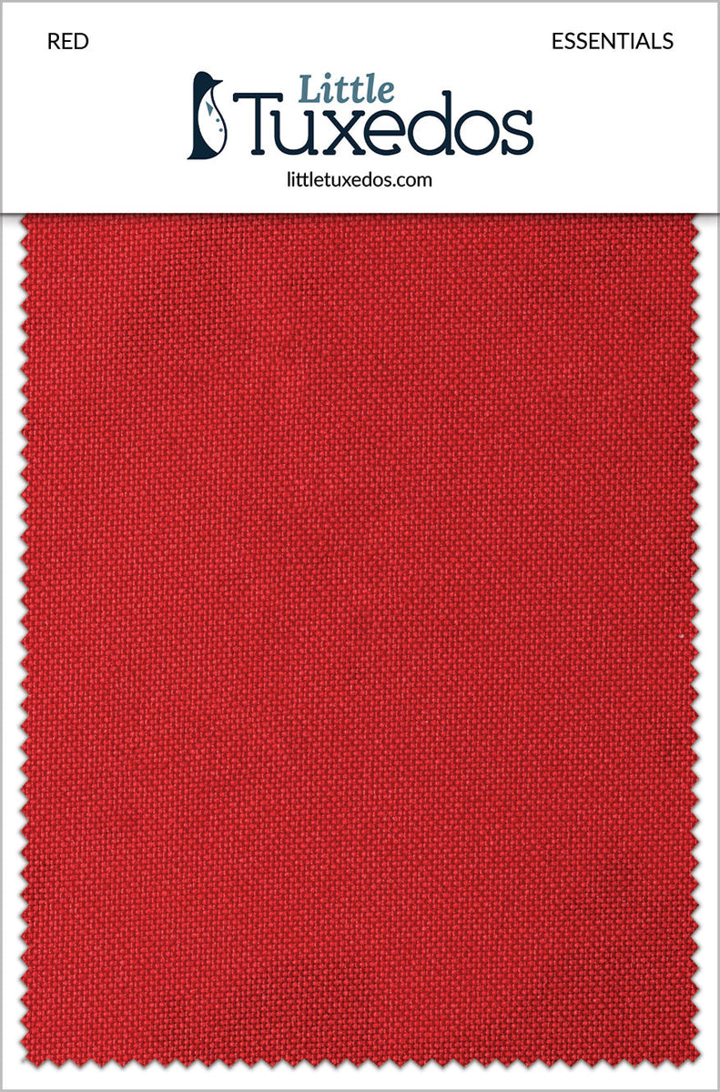 Red Essentials Fabric Swatch – LittleTuxedos.com