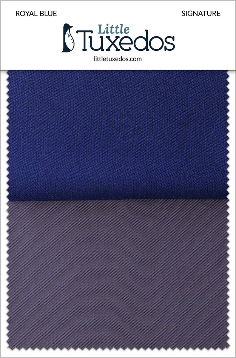 Royal Blue Signature Fabric Swatch – LittleTuxedos.com