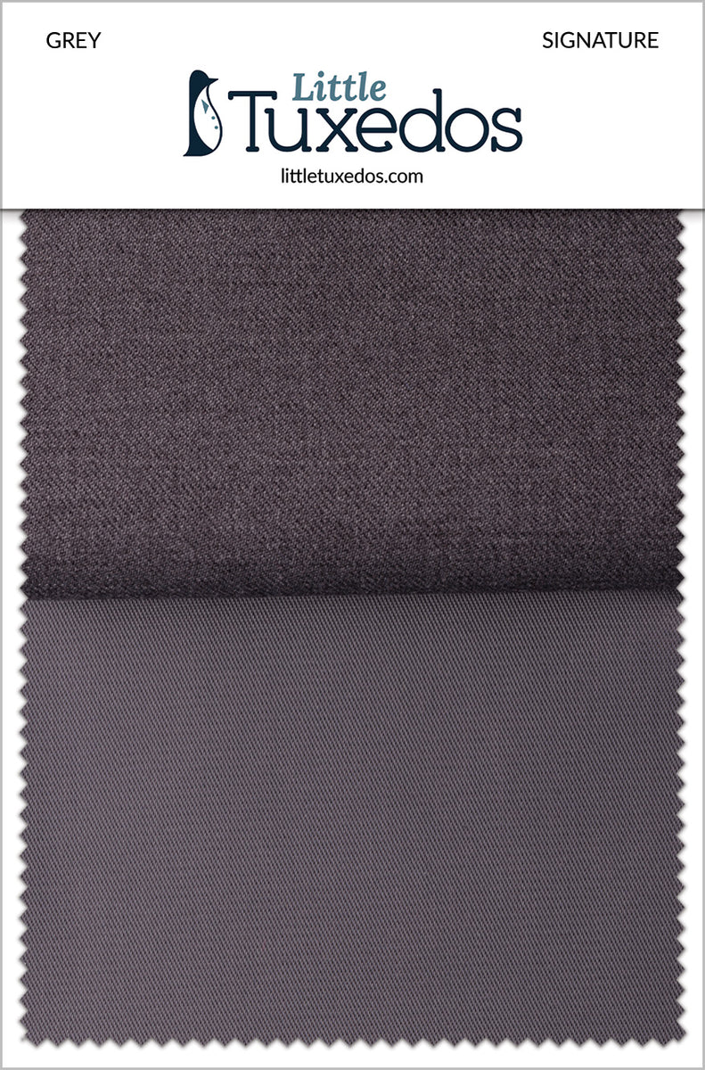 Medium Grey Signature Fabric Swatch – LittleTuxedos.com