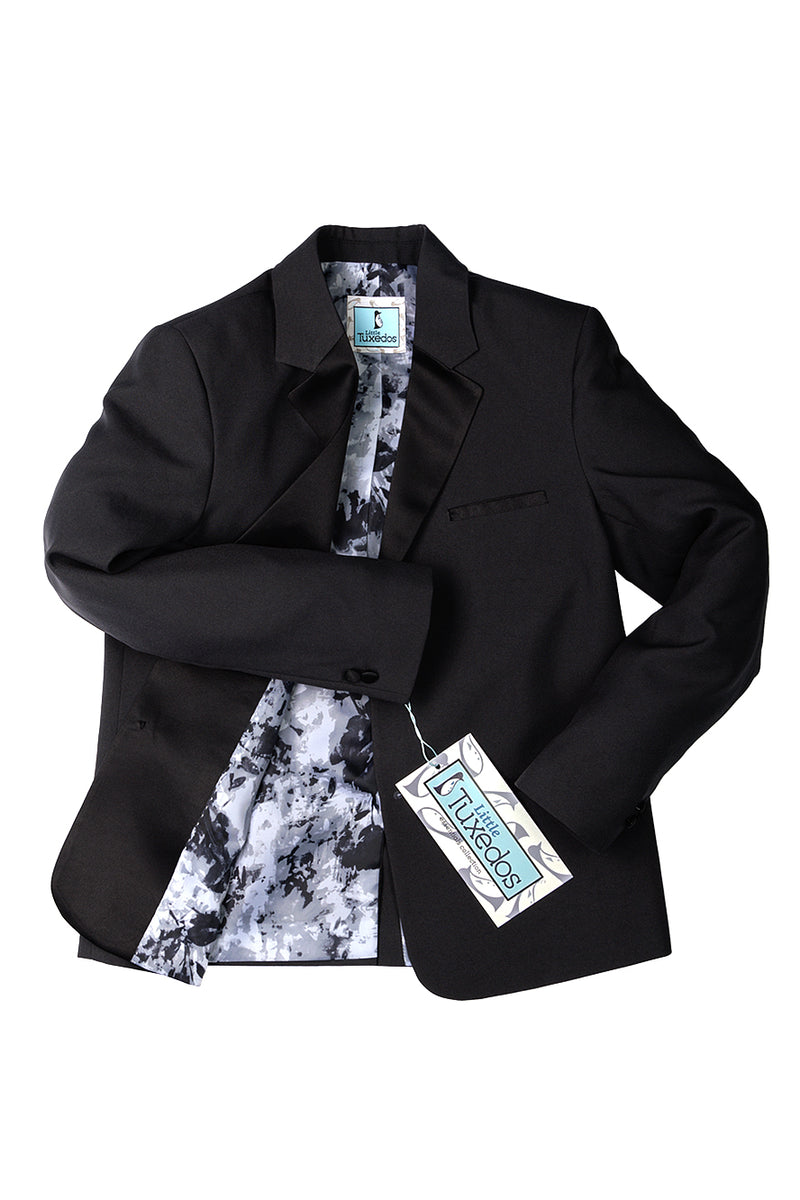 "Prodigy" Kids Dark Charcoal Tuxedo (5-Piece Set) – LittleTuxedos.com