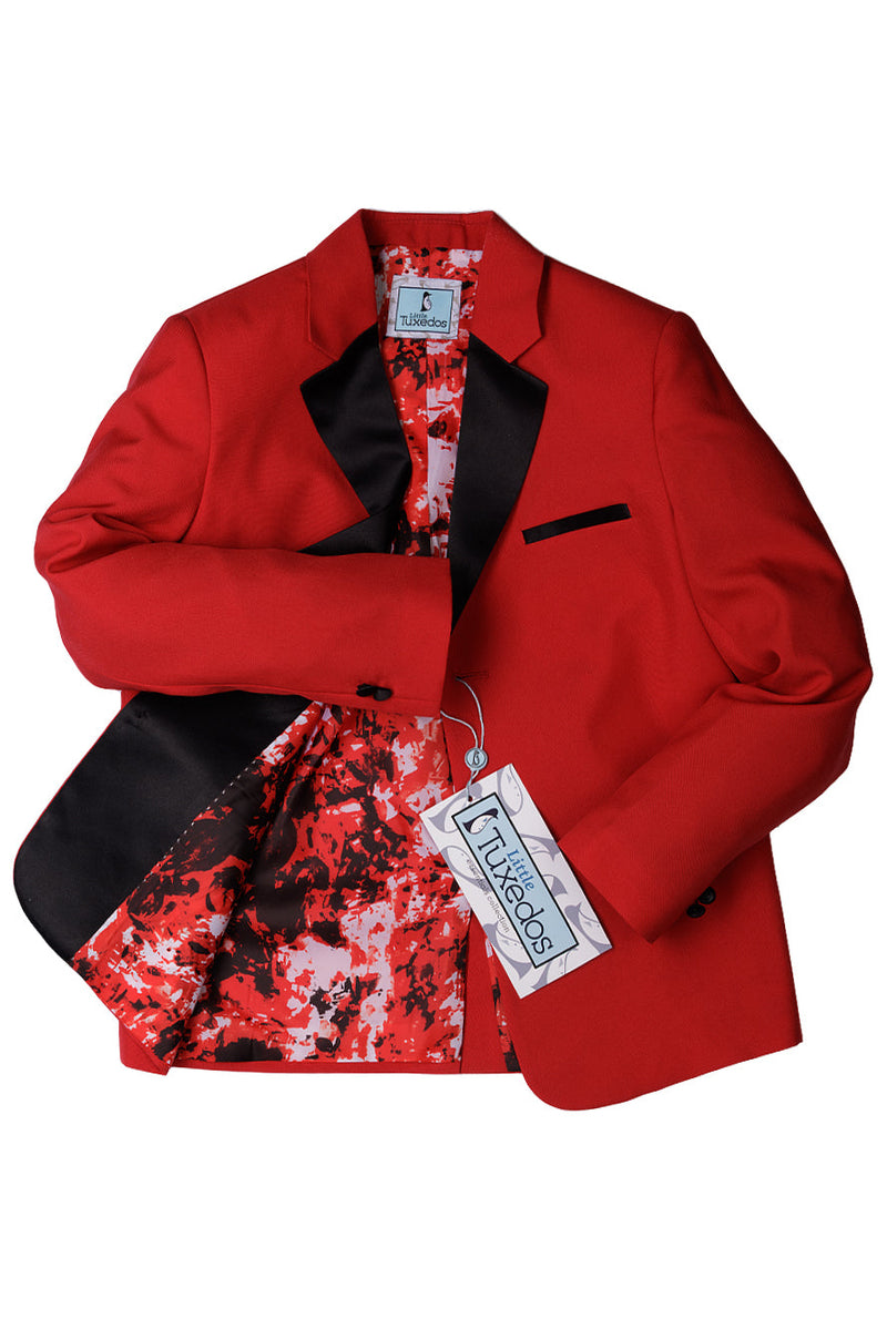 "Prodigy" Red Tuxedo (5-Piece Set) – LittleTuxedos.com