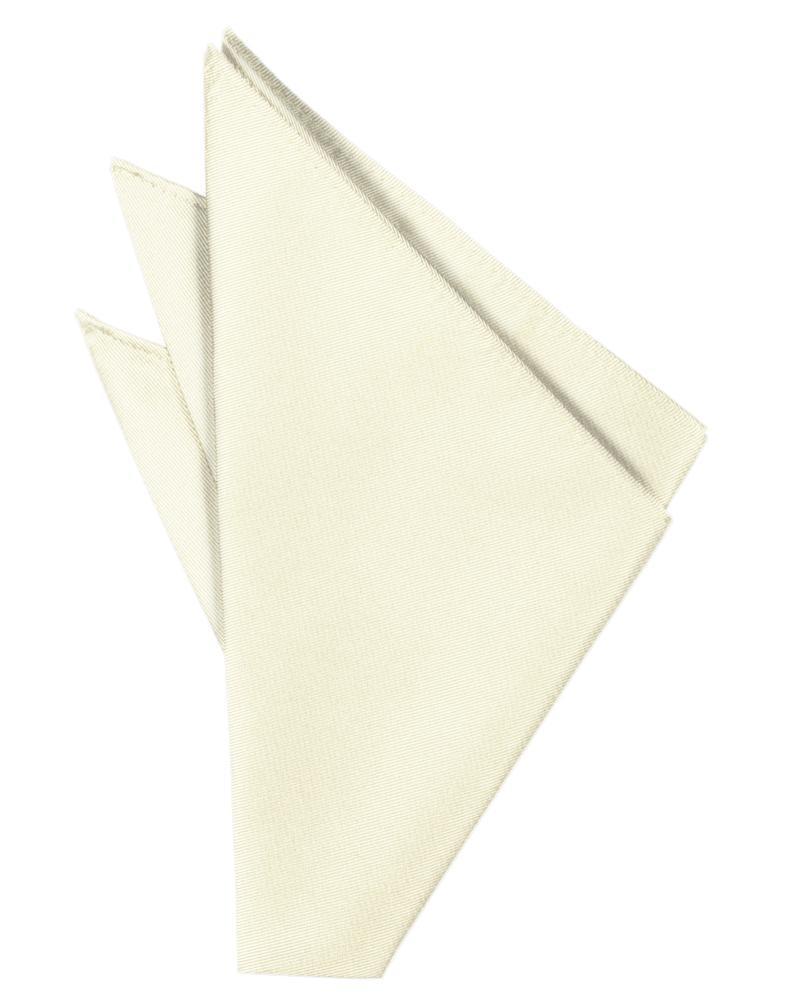 Ivory Solid Twill Pocket Square – LittleTuxedos.com