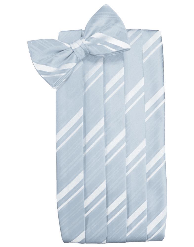 Light Blue Kids Striped Satin Cummerbund – LittleTuxedos.com